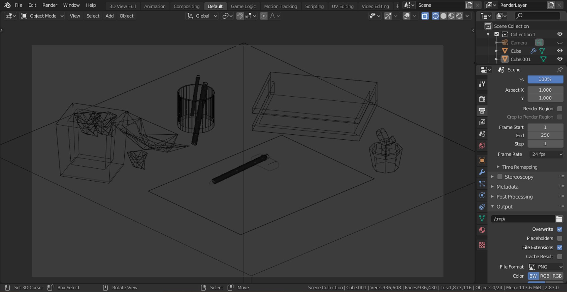 Isometric Blender 3D Model - TurboSquid 1642093