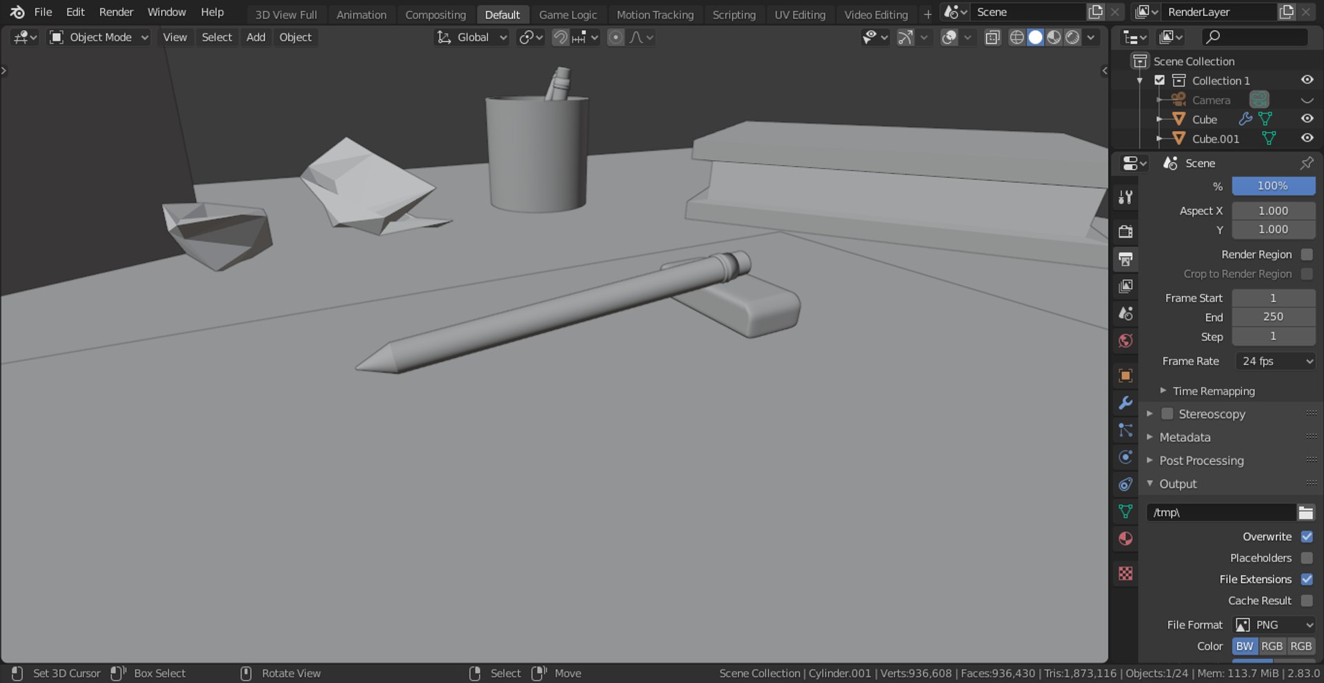 Isometric Blender 3D Model - TurboSquid 1642093