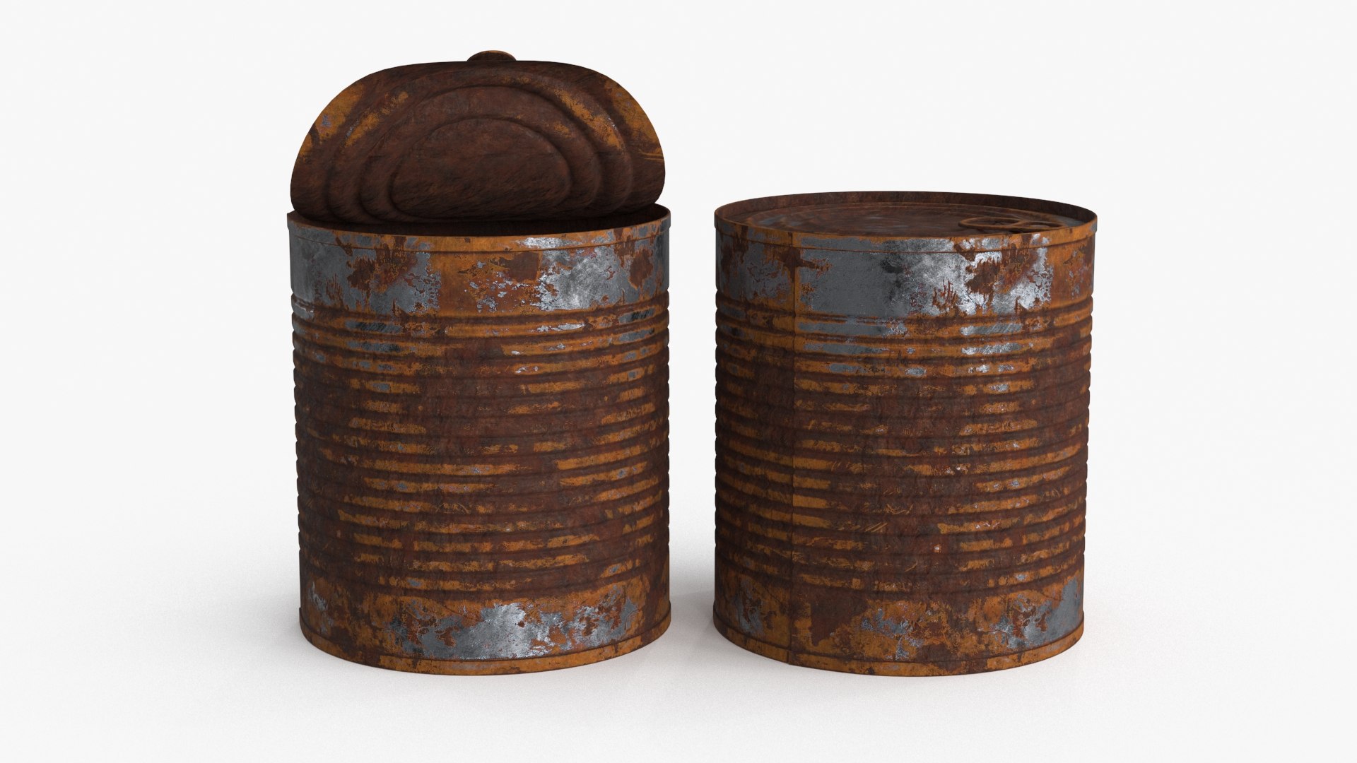 Tin Can V1 Rust 3D Model - TurboSquid 2250297