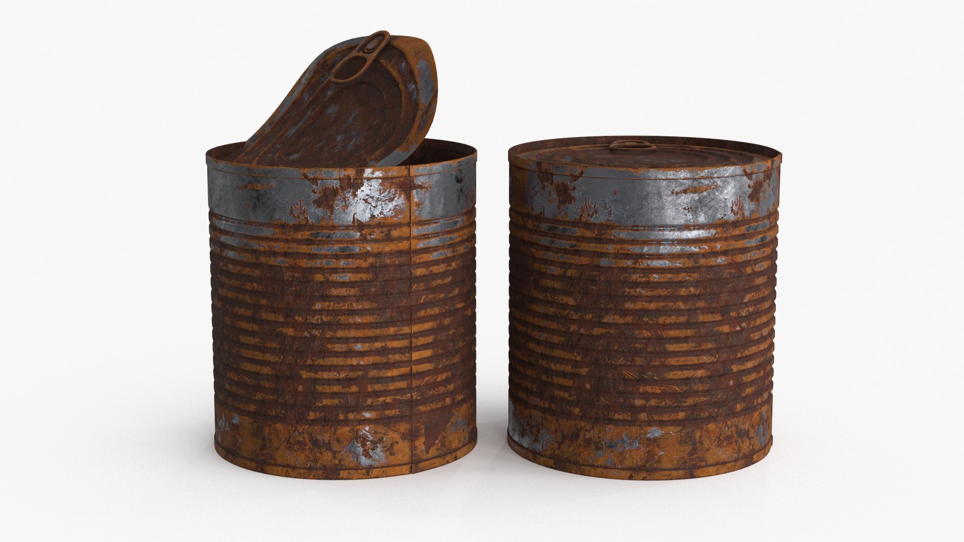 Tin Can V1 Rust 3D Model - TurboSquid 2250297