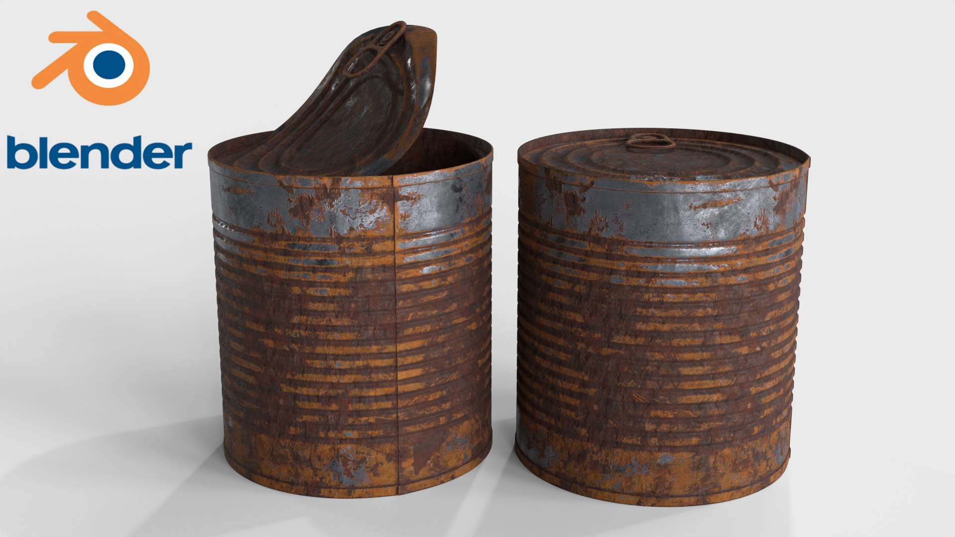 Tin Can V1 Rust 3D Model - TurboSquid 2250297