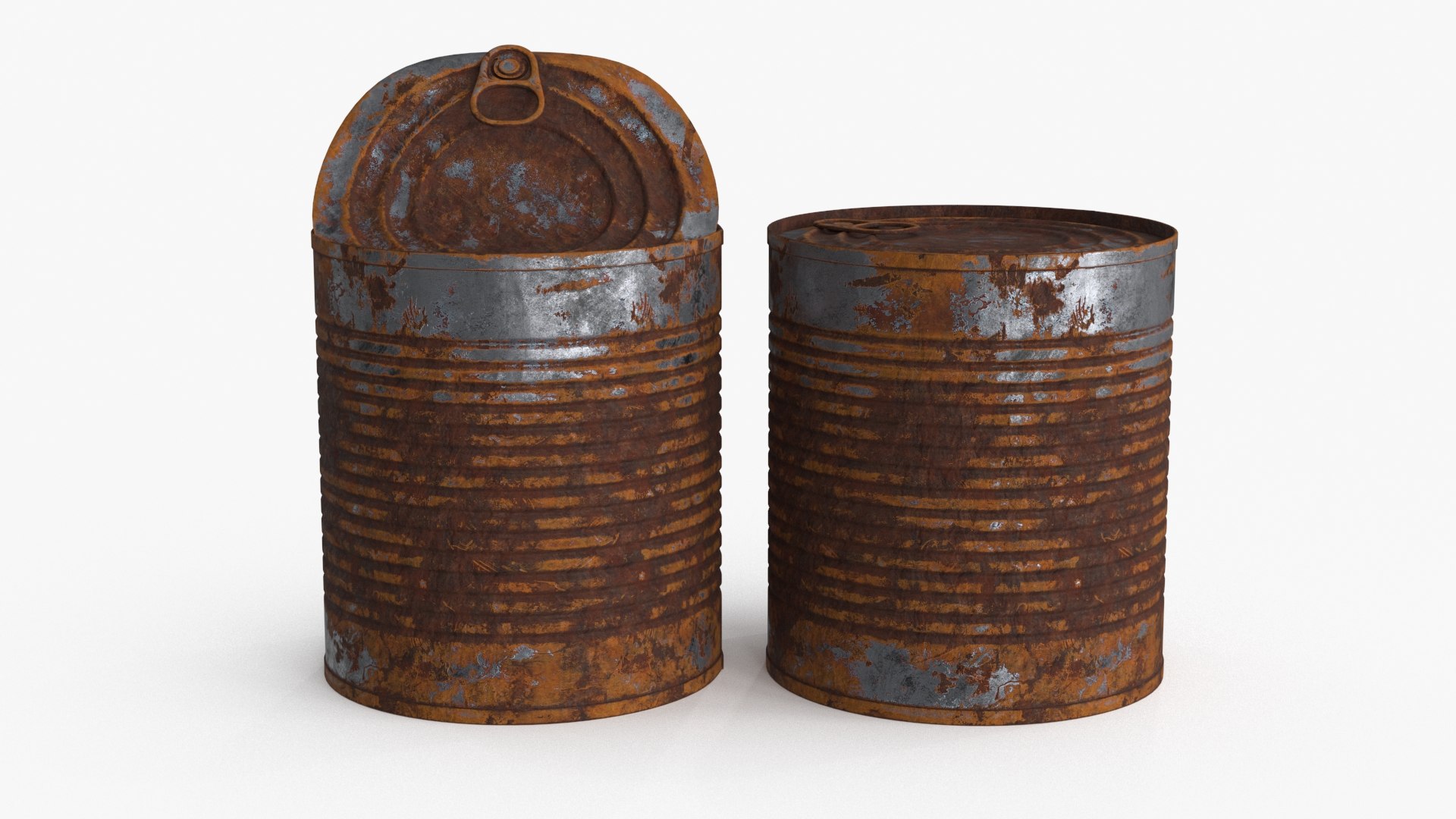 Tin Can V1 Rust 3D Model - TurboSquid 2250297
