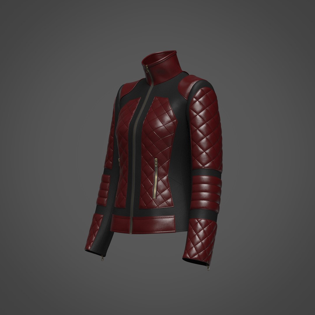 Womens Jacket 3D Model - TurboSquid 2242080
