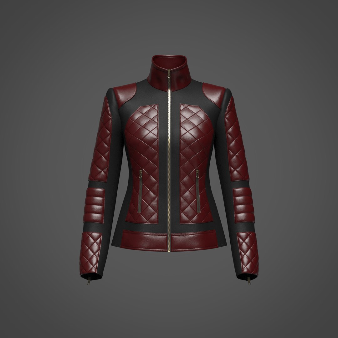 Womens Jacket 3D Model - TurboSquid 2242080