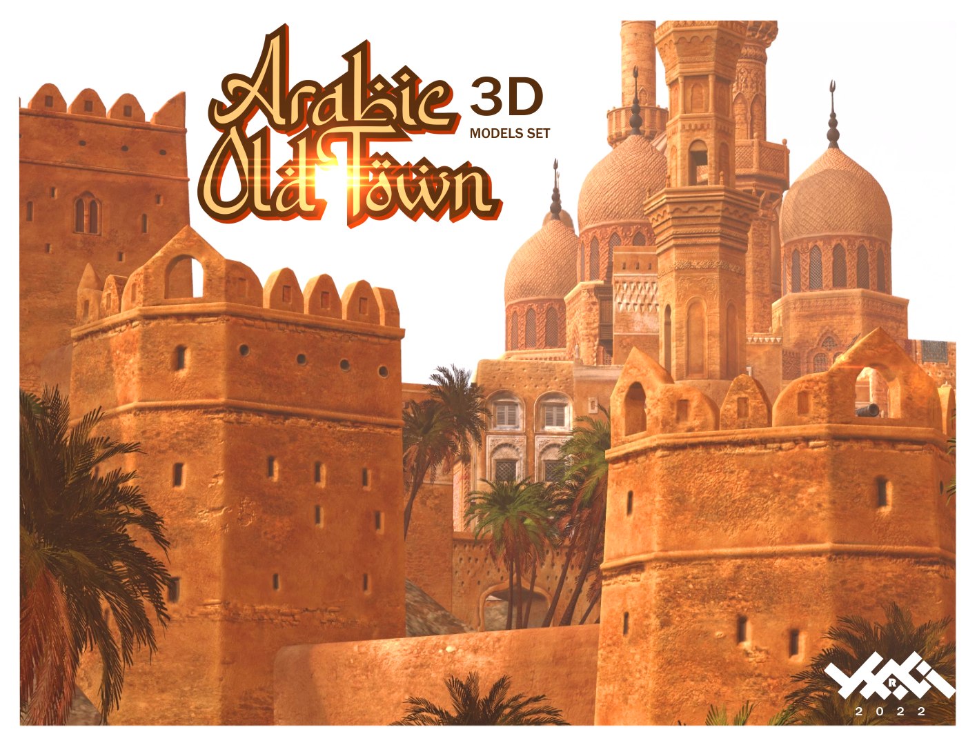 3D Old Arabic Town - TurboSquid 2136287