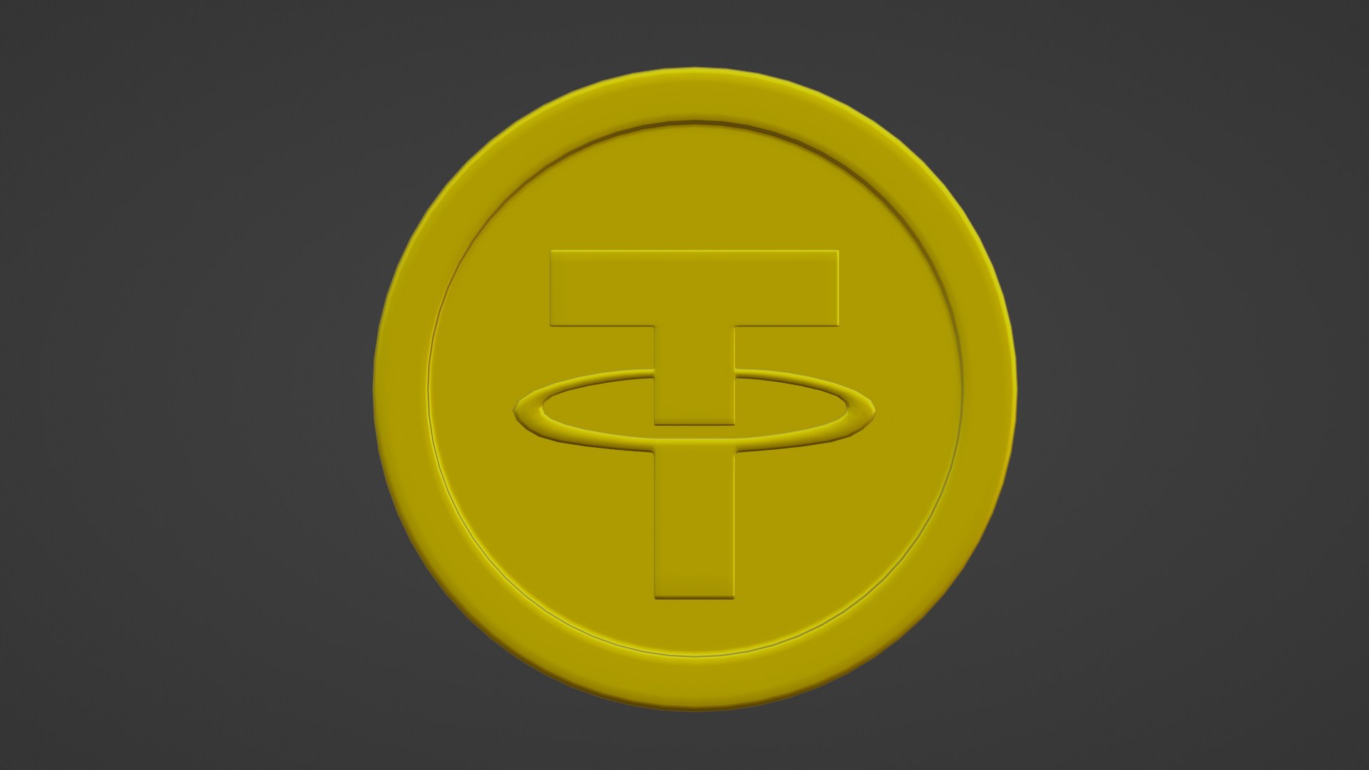 Tether Coin 3D model - TurboSquid 1913955