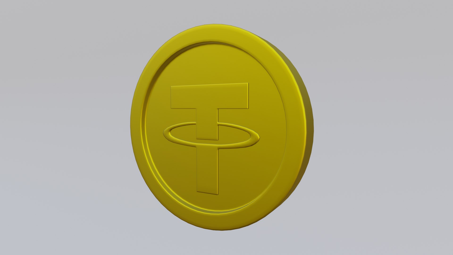 Tether Coin 3D model - TurboSquid 1913955