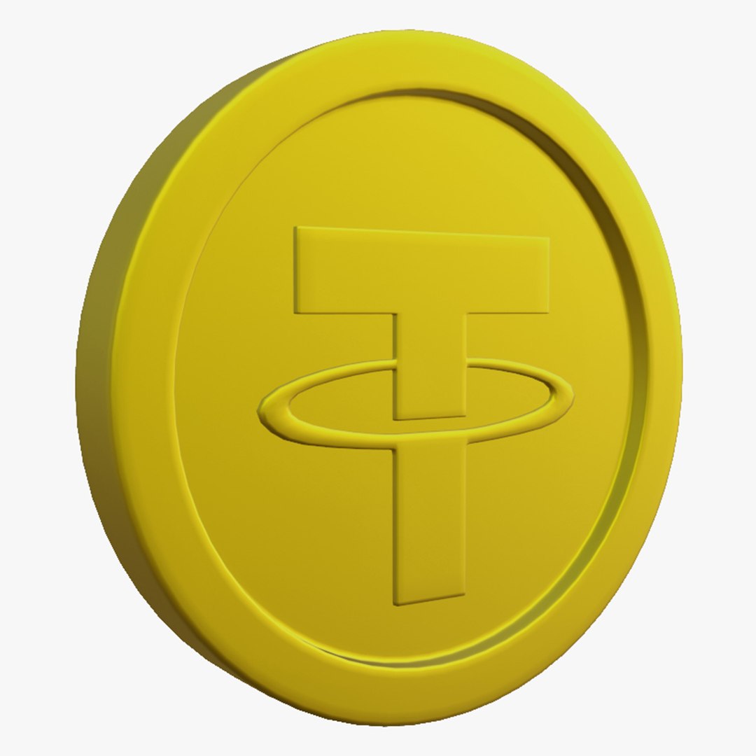 Tether Coin 3D model - TurboSquid 1913955