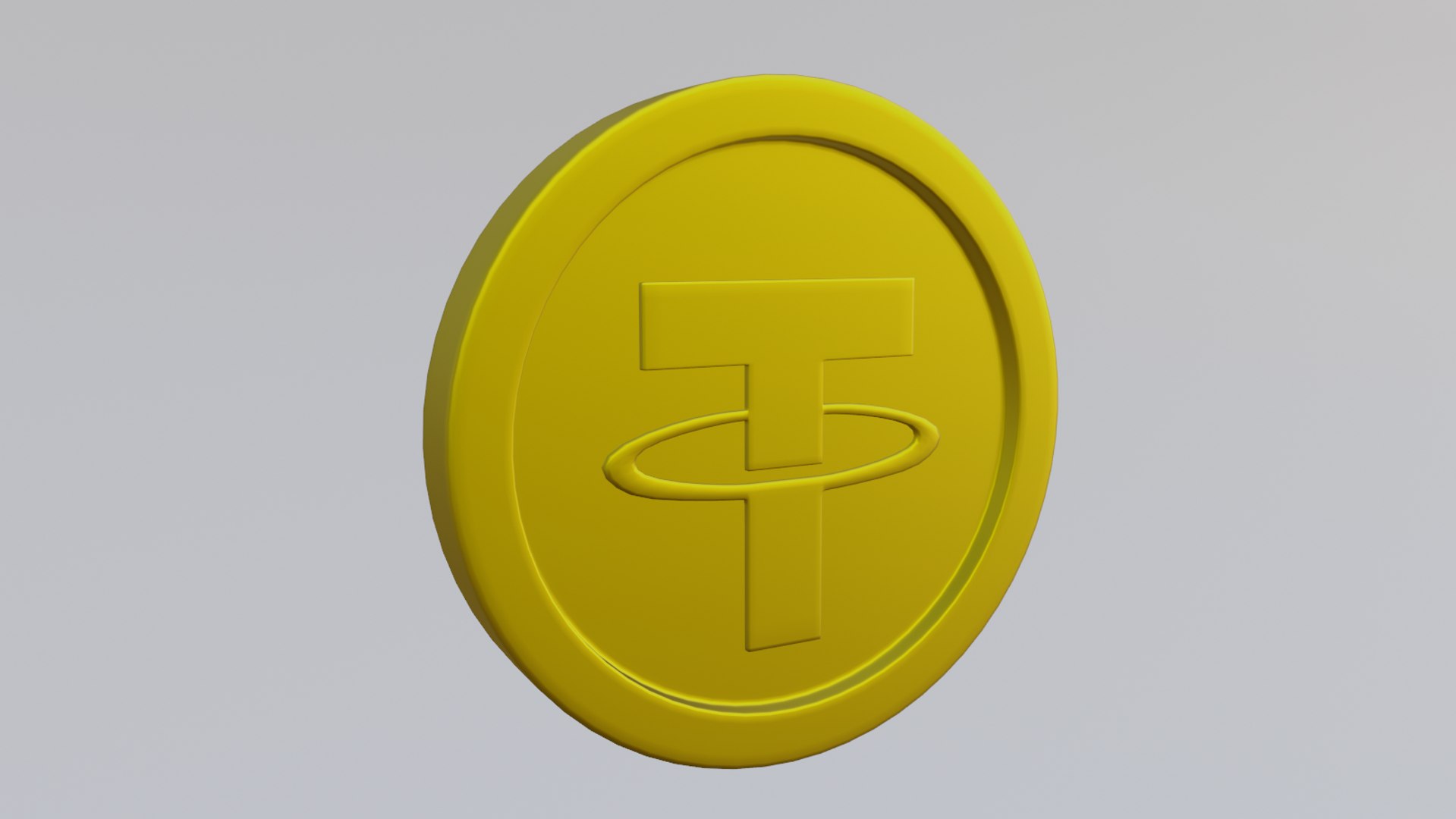 Tether Coin 3D model - TurboSquid 1913955