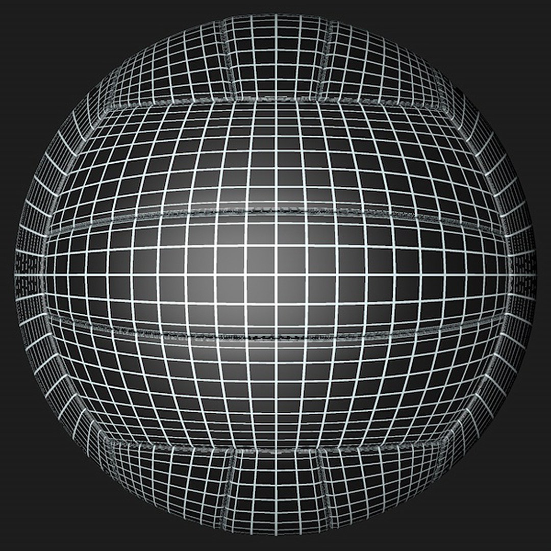 Molten Usa Flag Volleyball 3d Dxf