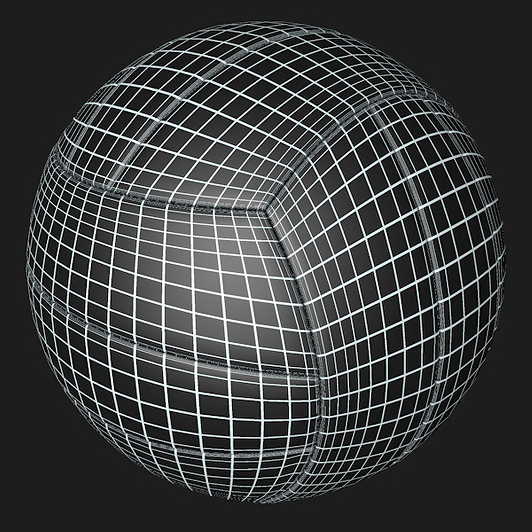 Molten Usa Flag Volleyball 3d Dxf