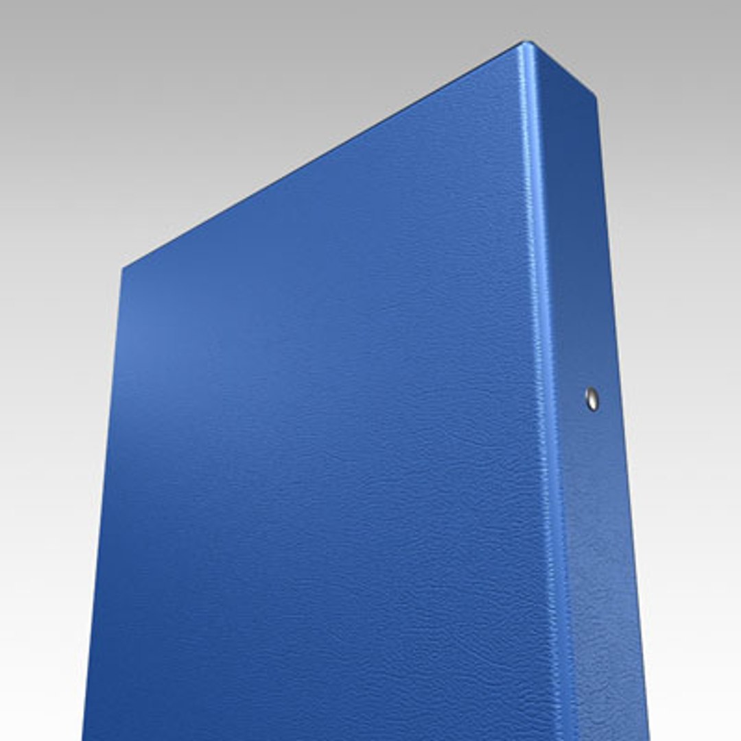 Two-ring Ring Binder 3d Model