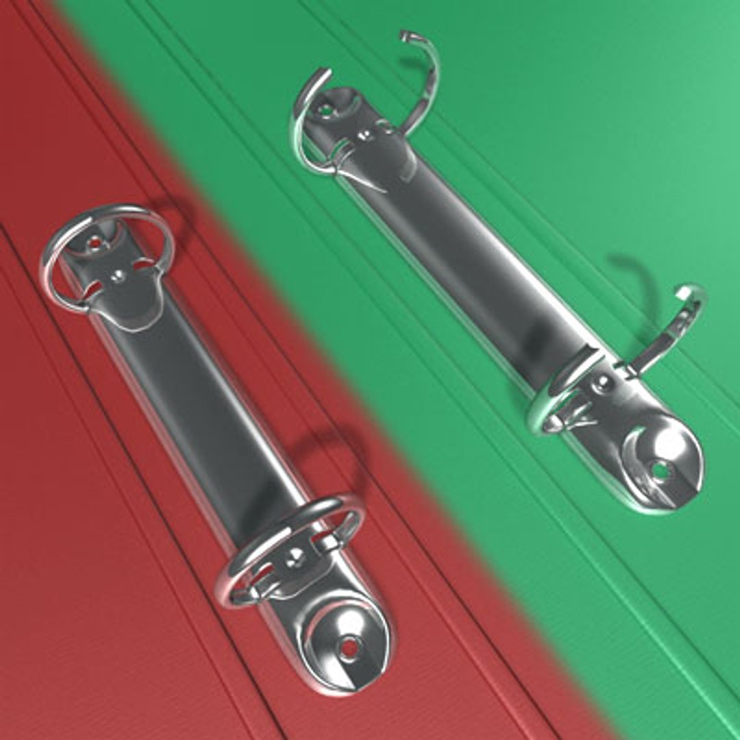 Two-ring Ring Binder 3d Model