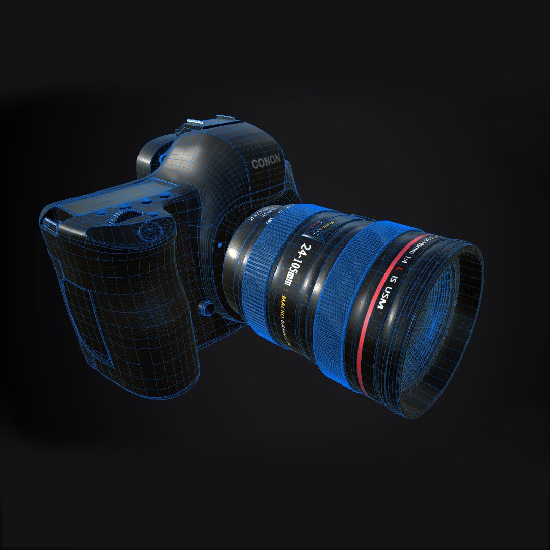 Canon Camera Model - TurboSquid 1350256