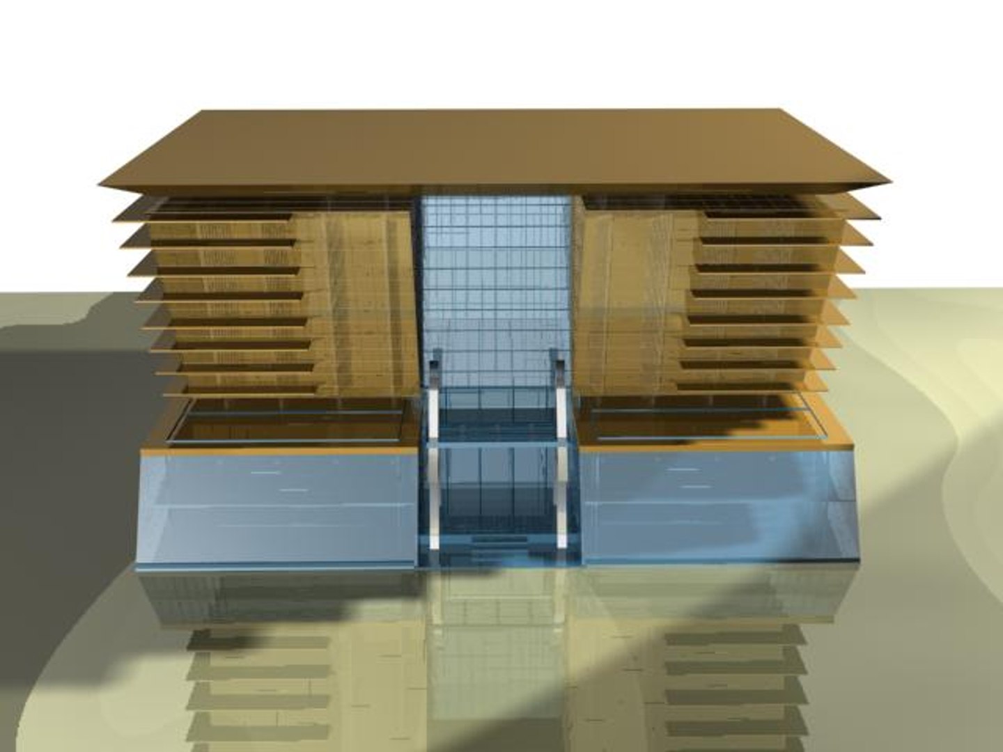 3ds max modern building uae dubai