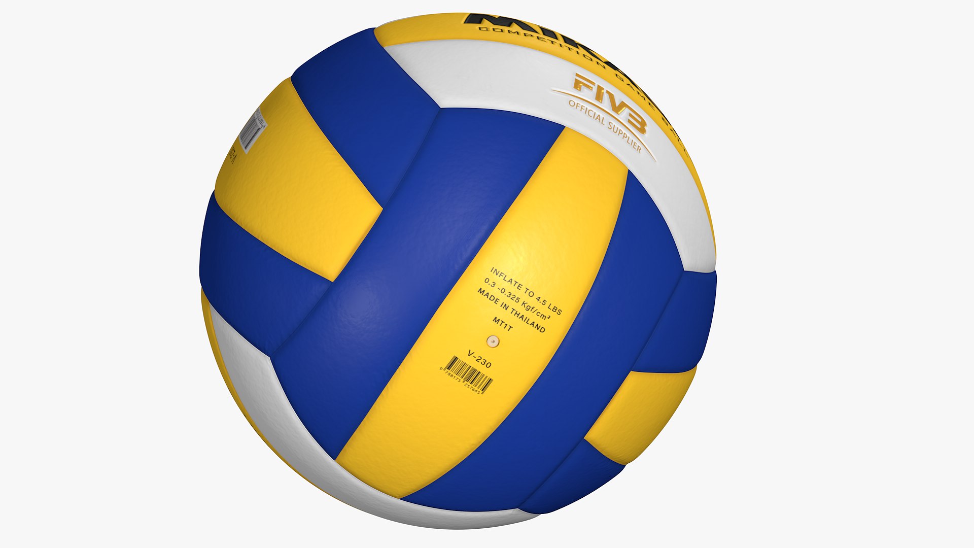 3D Realistic Mikasa MV210 Volleyball Ball 8K Model - TurboSquid 2031135