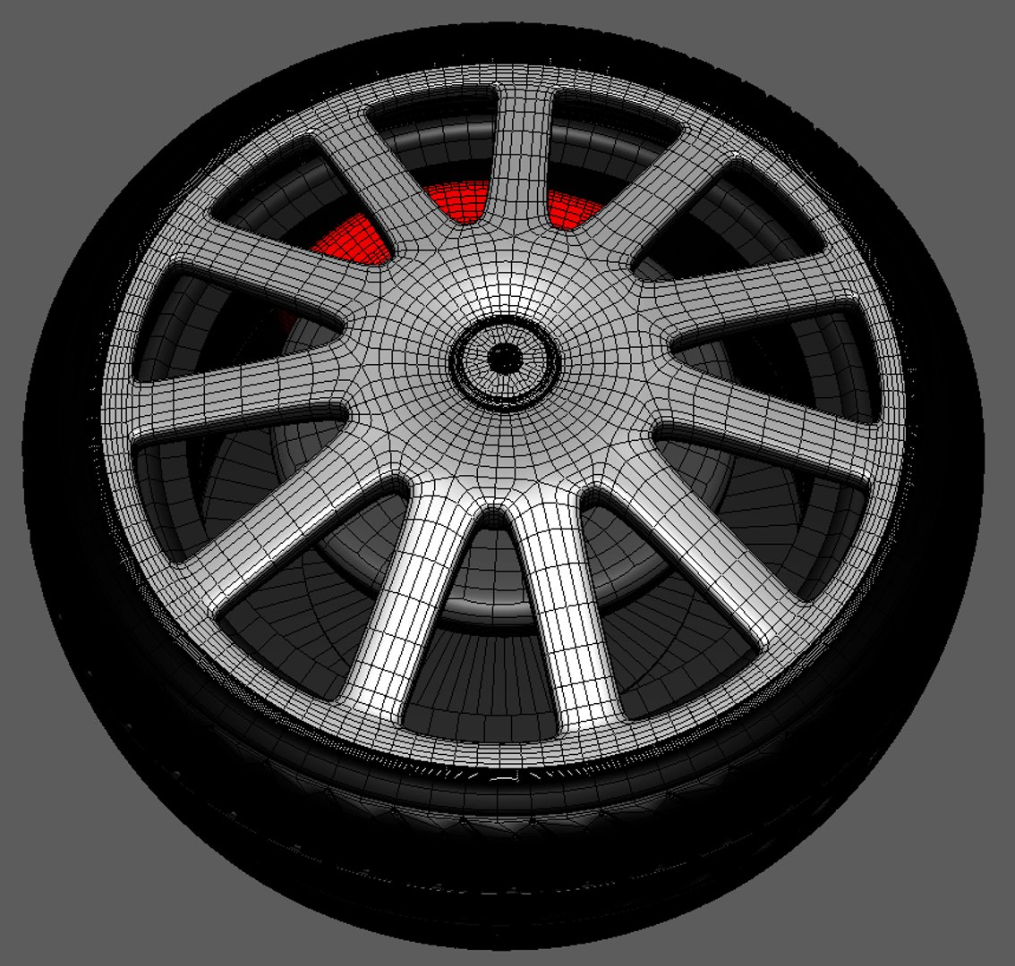 3d Car Tire