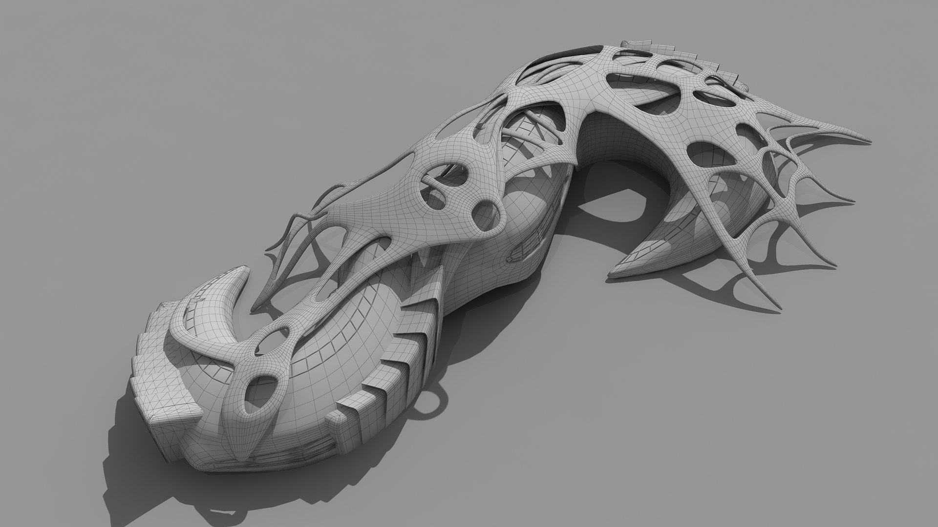 0101 - Organic Building 3D Model - TurboSquid 2236020