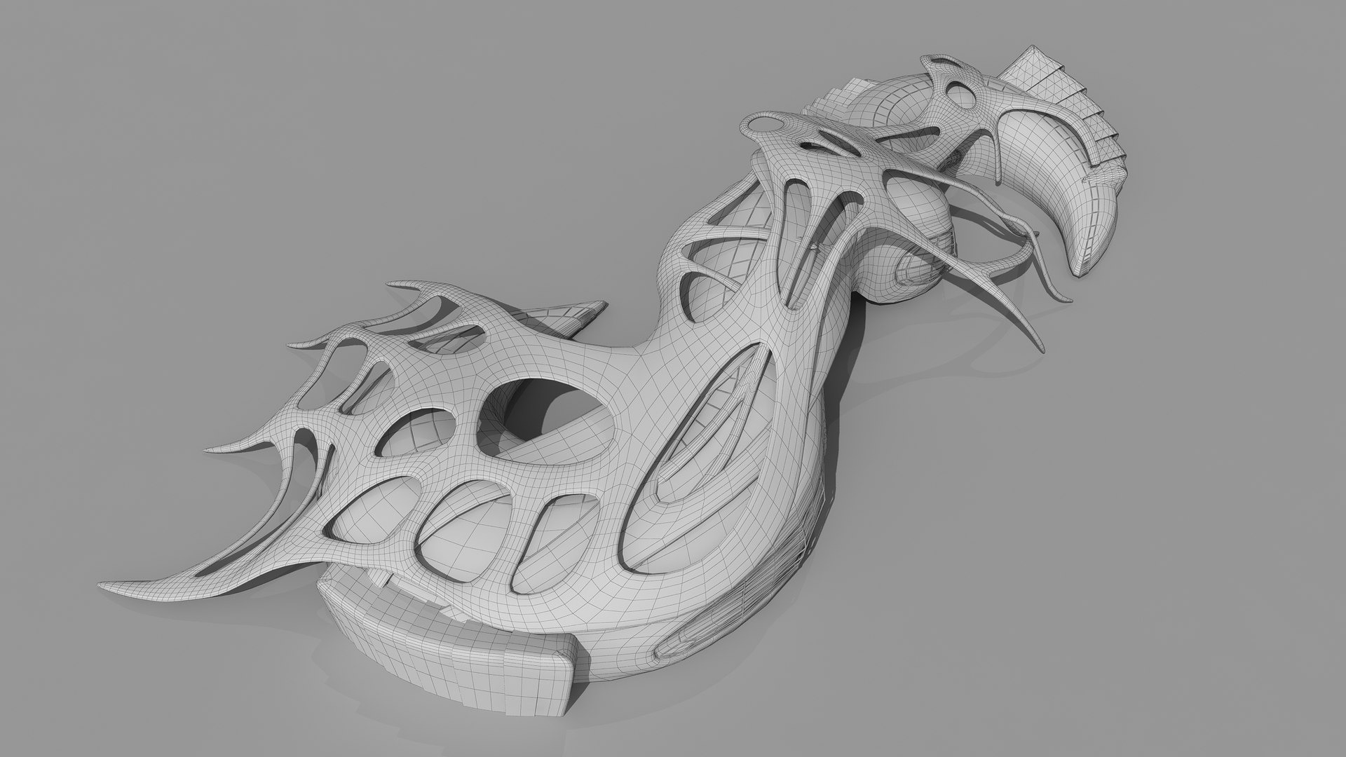 0101 - Organic Building 3D Model - TurboSquid 2236020