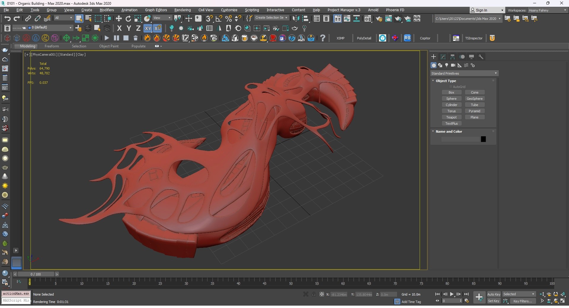 0101 - Organic Building 3D Model - TurboSquid 2236020