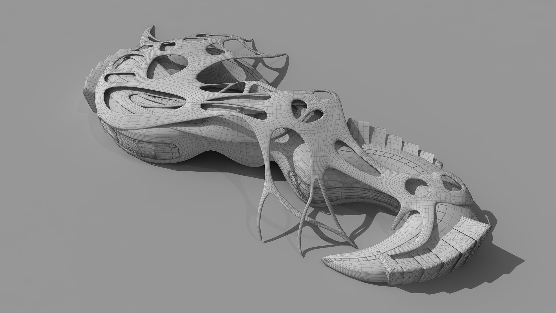 0101 - Organic Building 3D Model - TurboSquid 2236020