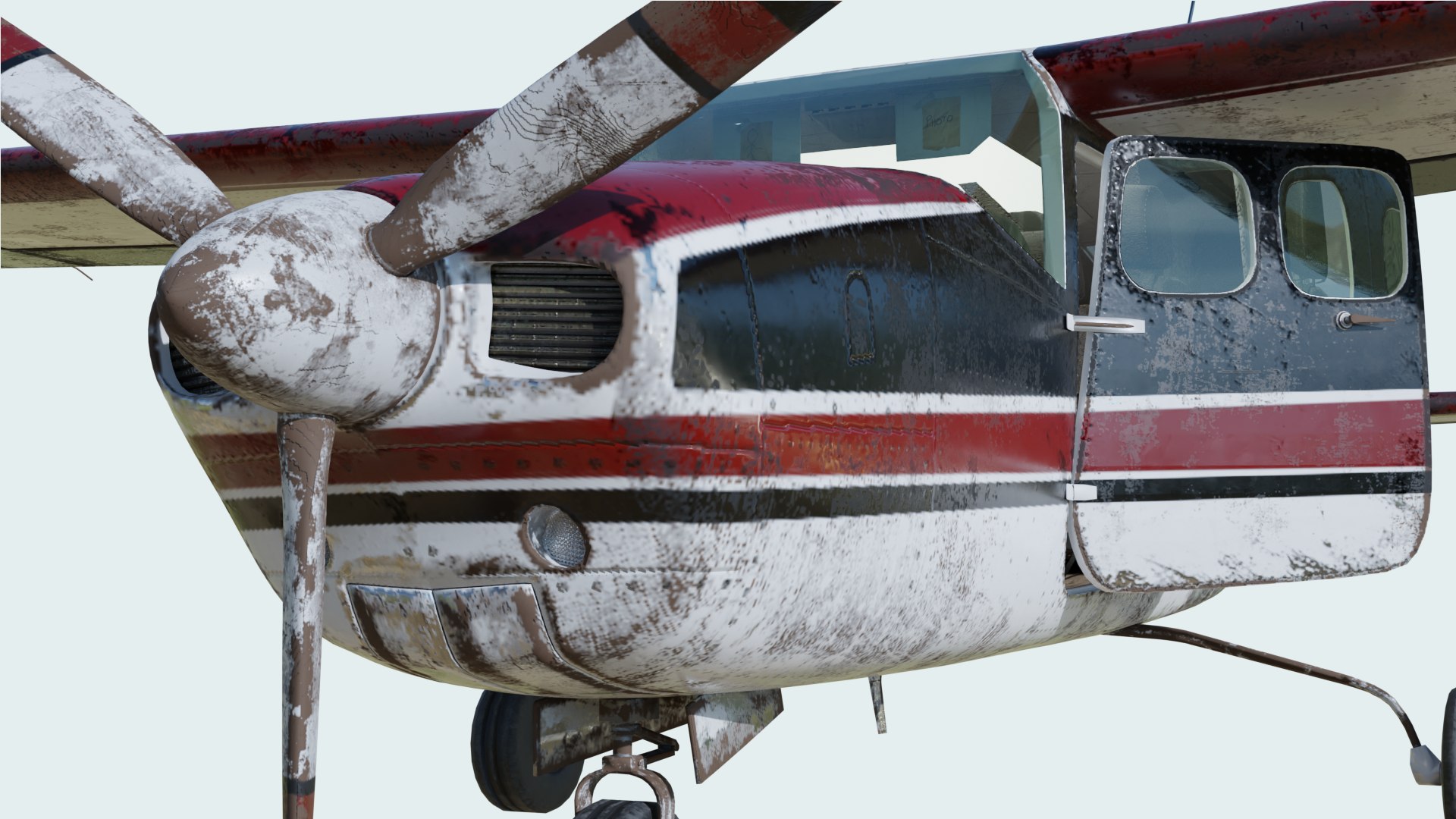 3D Old Cessna 210 Model - TurboSquid 2077591