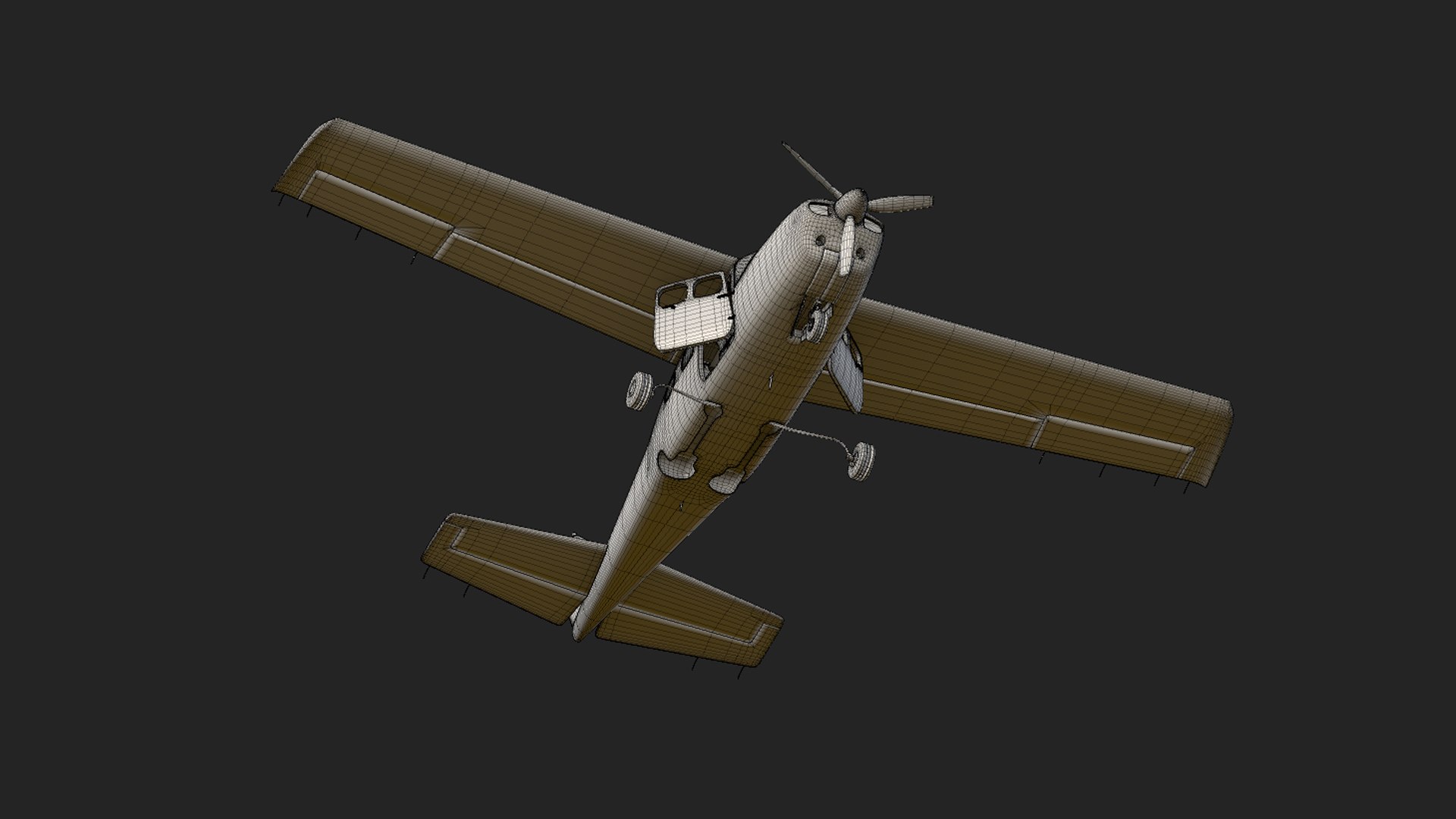 3D Old Cessna 210 Model - TurboSquid 2077591
