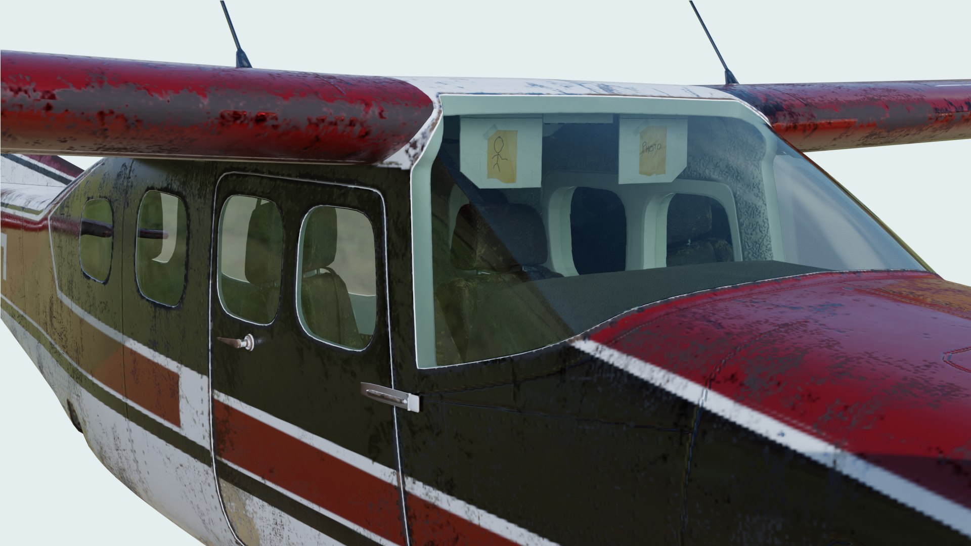 3D Old Cessna 210 Model - TurboSquid 2077591