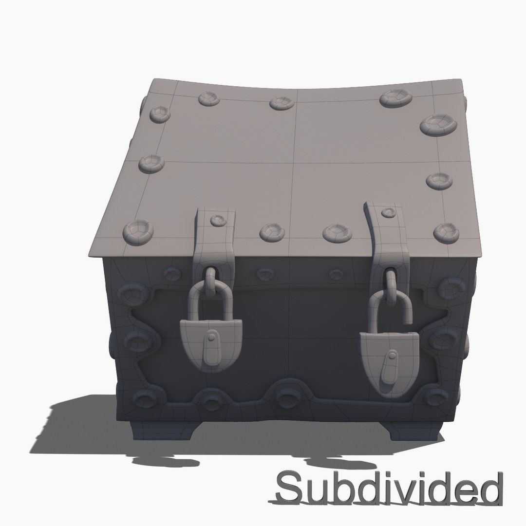 max vr metal treasure chest