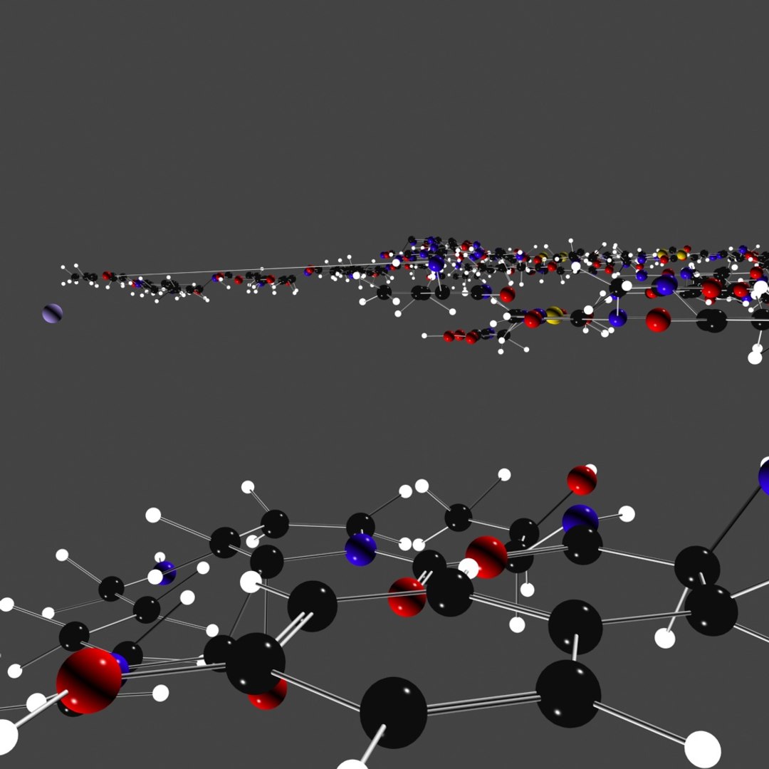 3d Model Insulin Molecular Structure