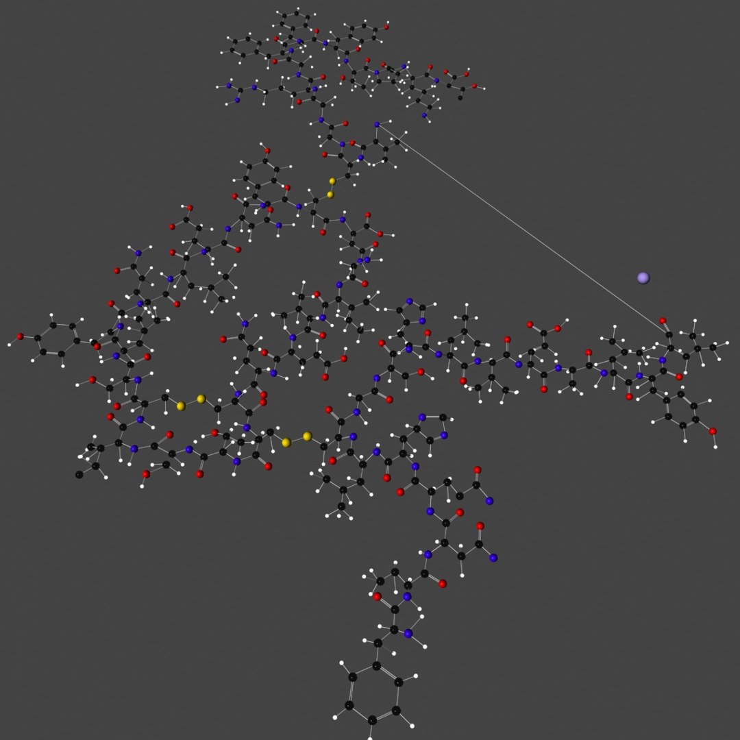 3d Model Insulin Molecular Structure