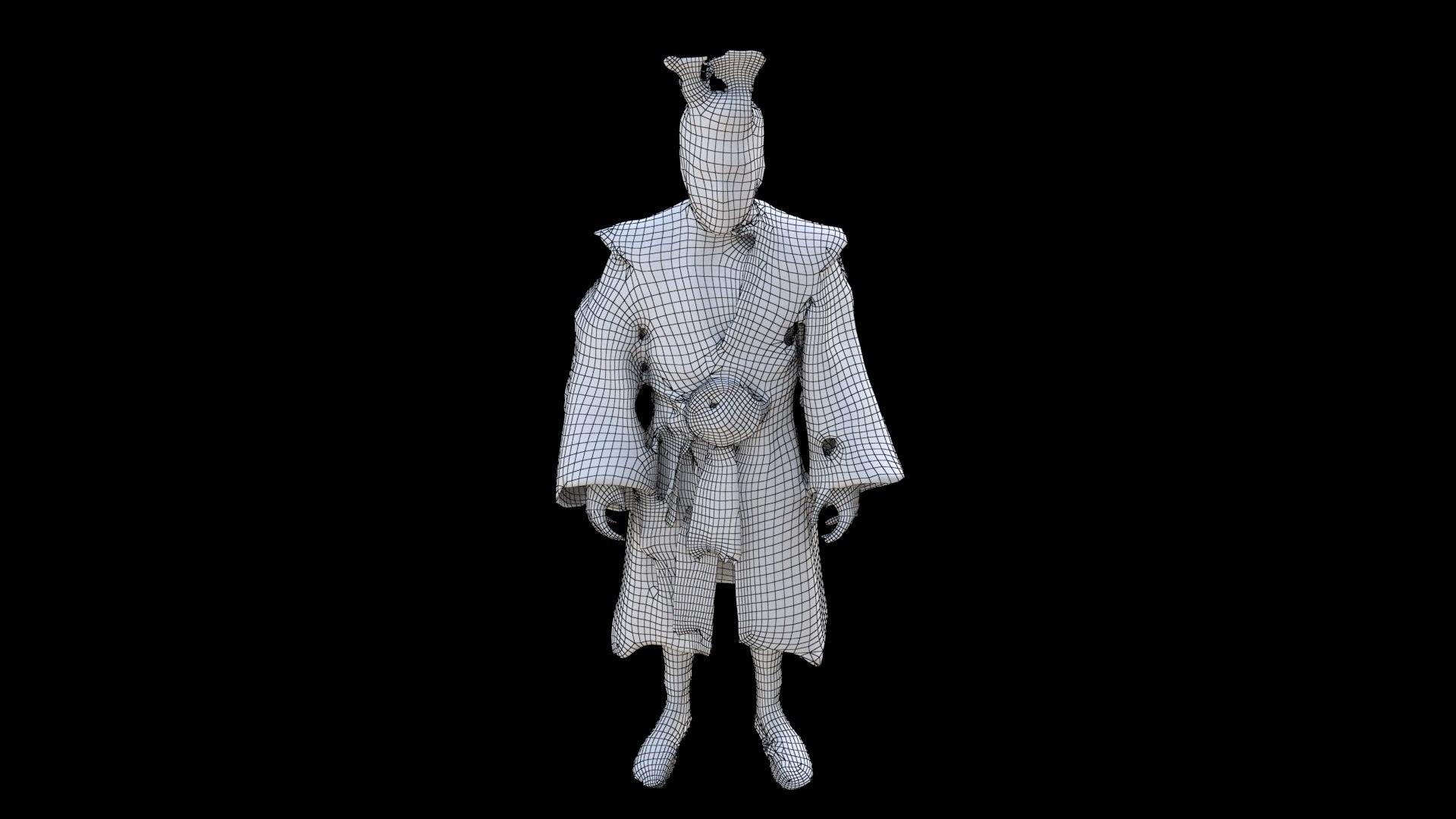 Actor In Kabuki Costume 3D Model - TurboSquid 2335250