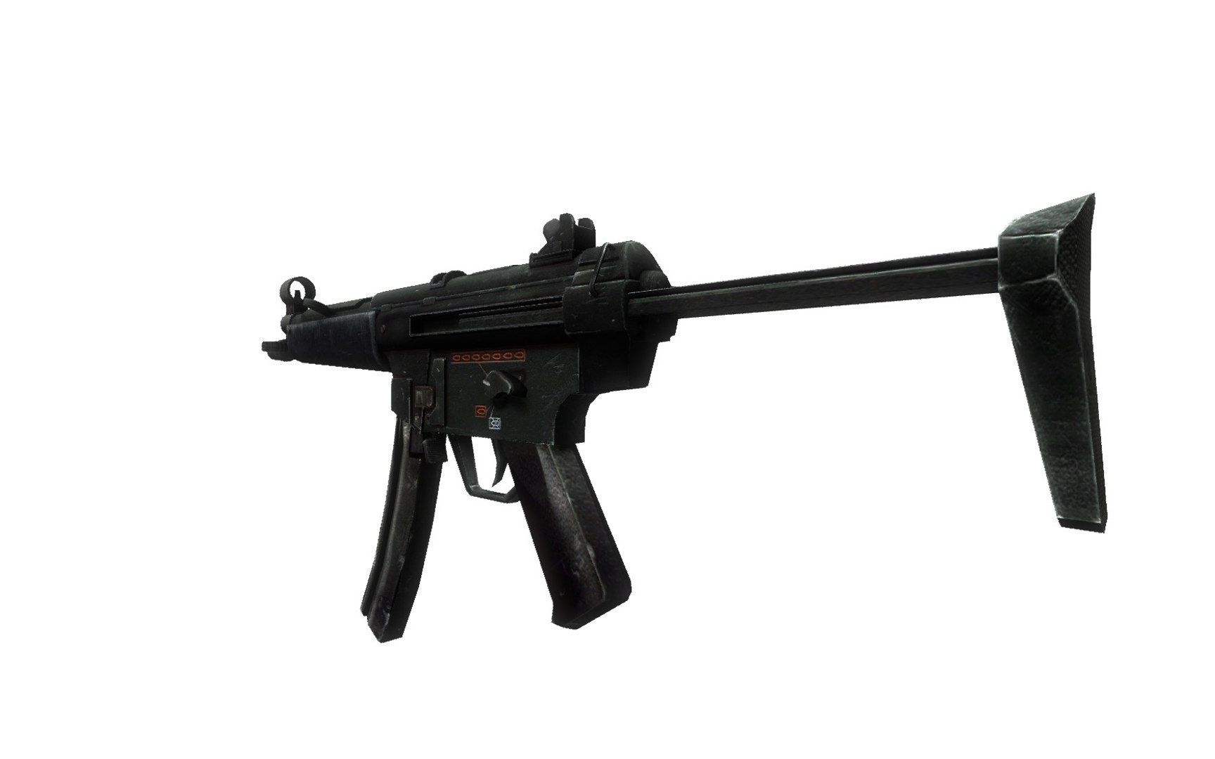Mp5 Sub Machine Gun 3d Fbx