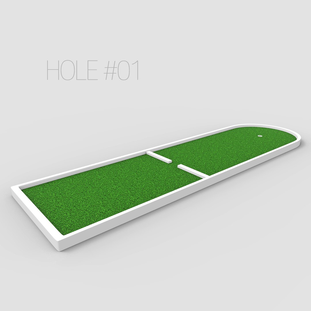 3d park mini golf model