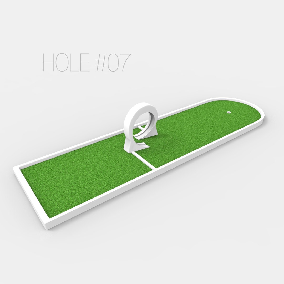 3d park mini golf model