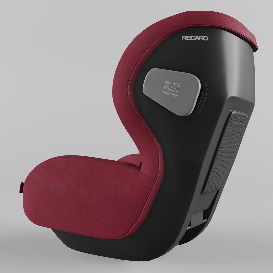 Recaro KIO Children Car Seat Select Garnet Red Model - TurboSquid 1762312