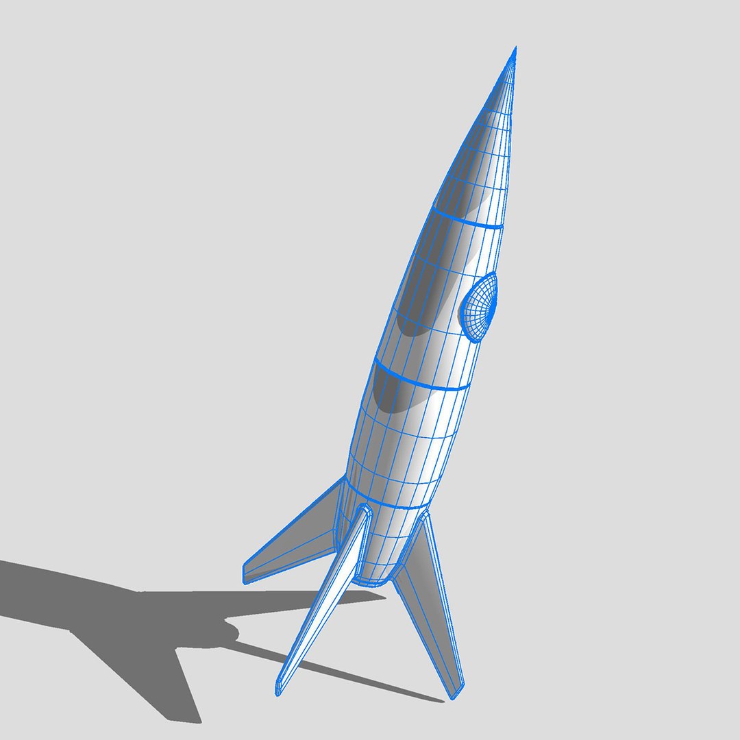 Rocket 3D Model - TurboSquid 1226293
