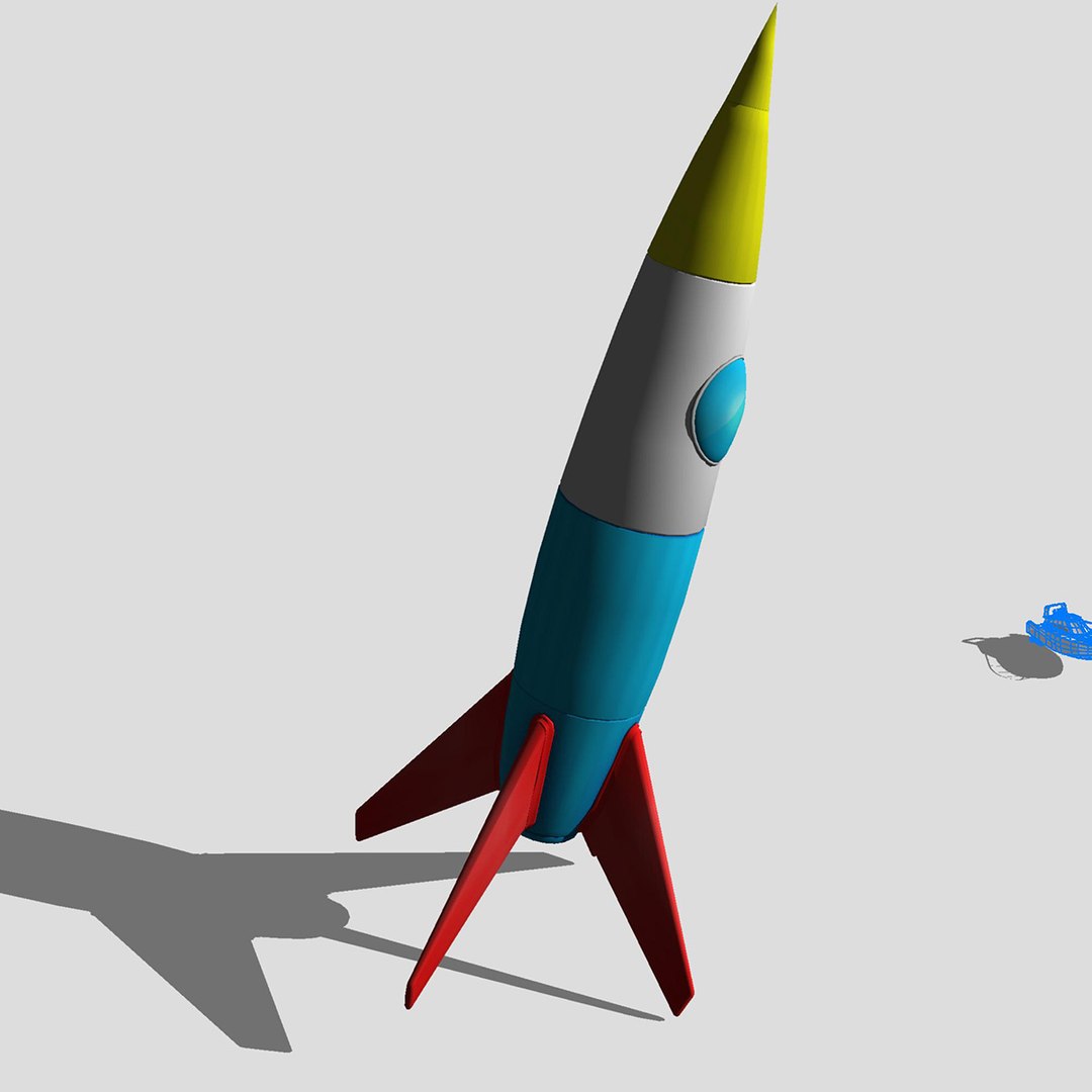 Rocket 3D Model - TurboSquid 1226293