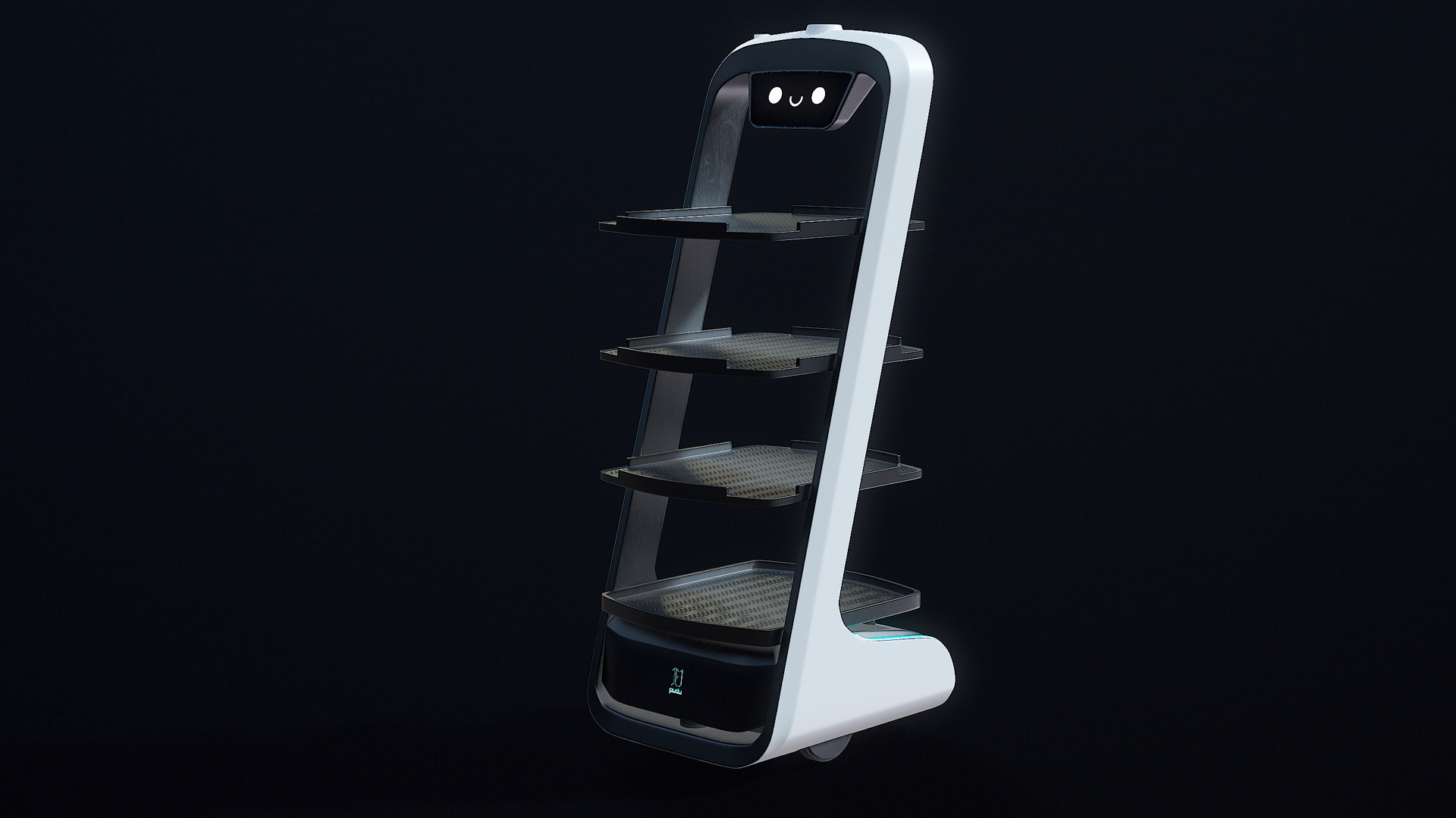 Restaurant Robot Waiter Pudubot PBR Model - TurboSquid 1995850