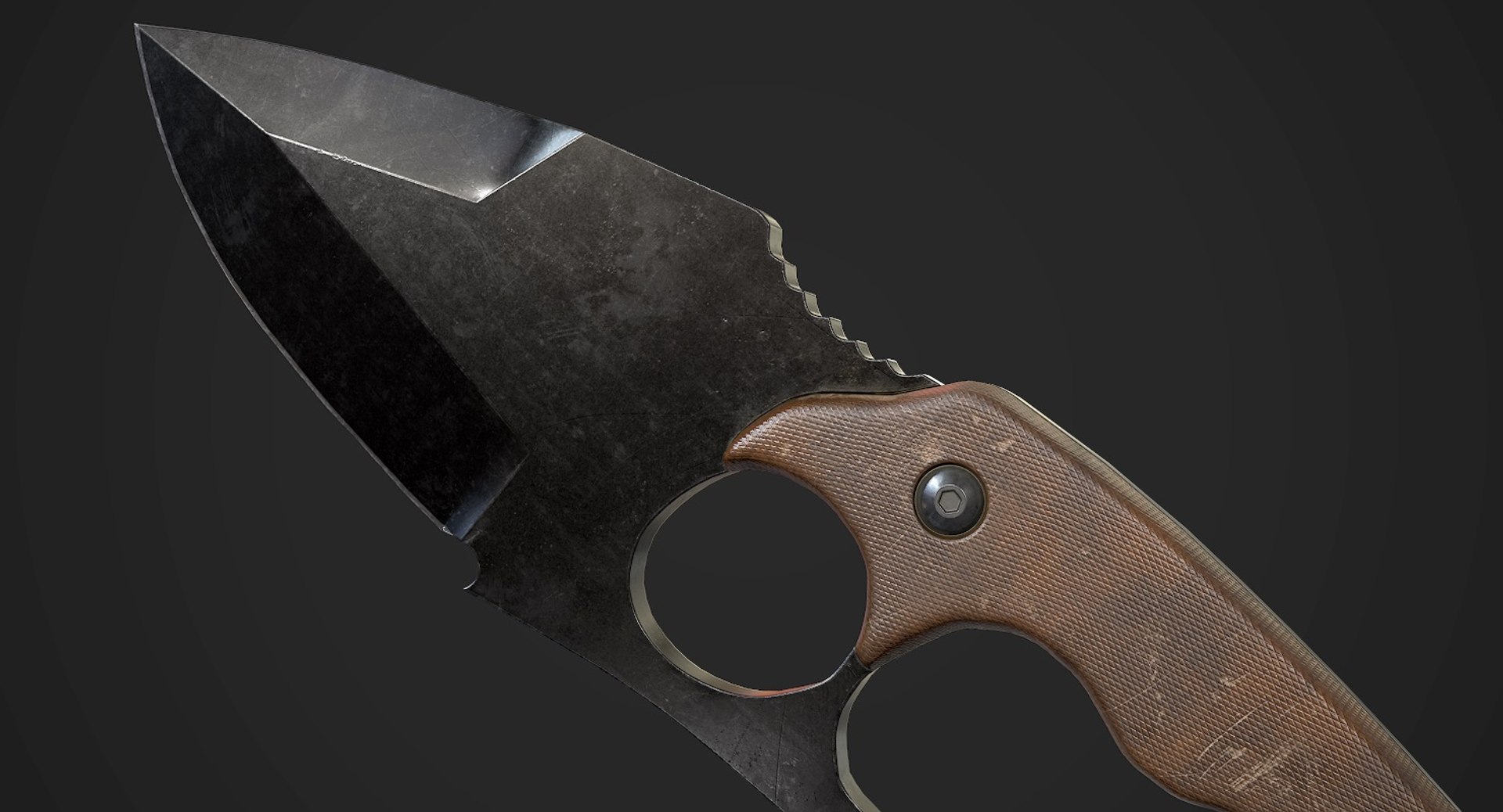Shark Tooth Knife Aaa 3D Model - TurboSquid 1421435
