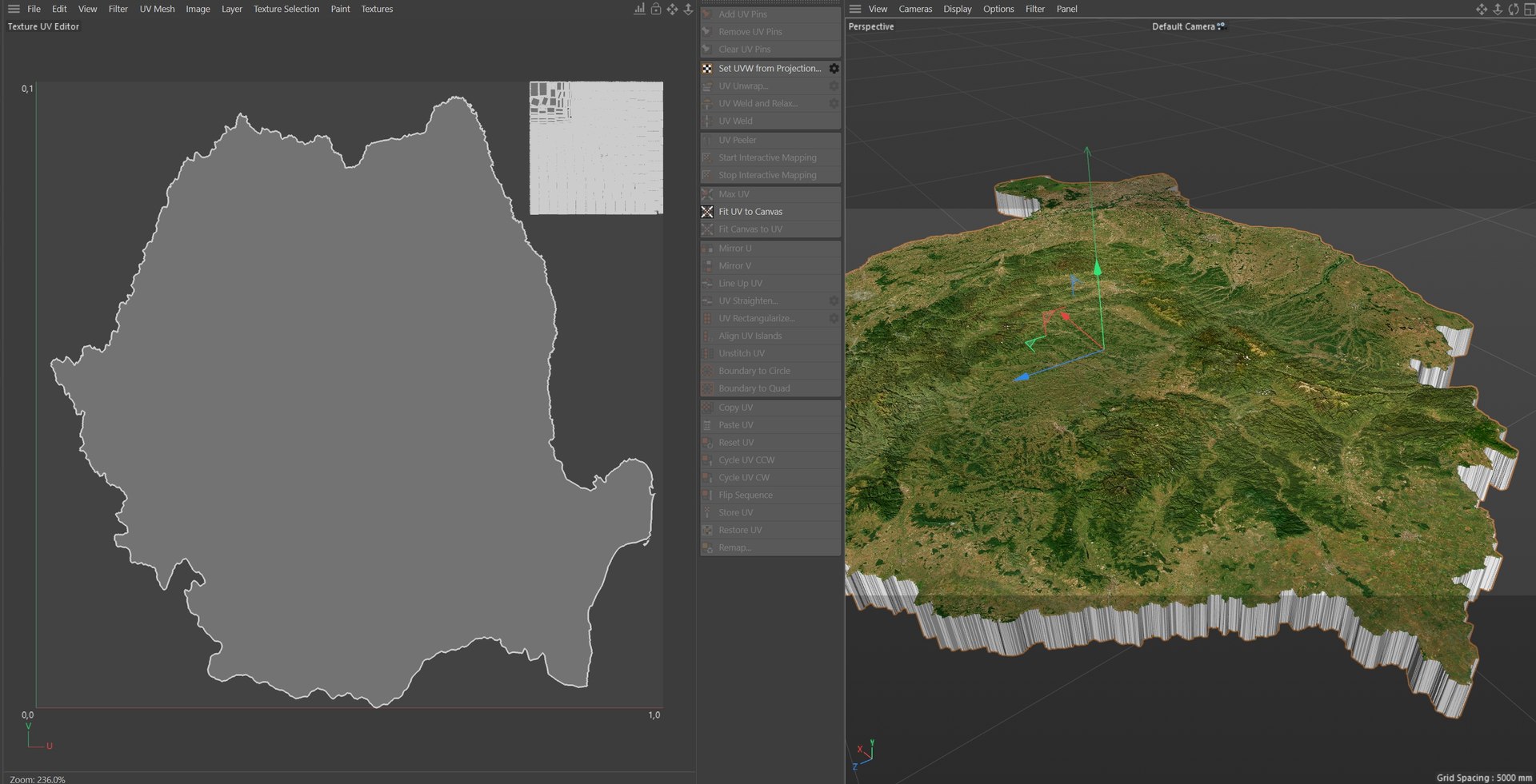 3D Romania Terrain Map - TurboSquid 2336685