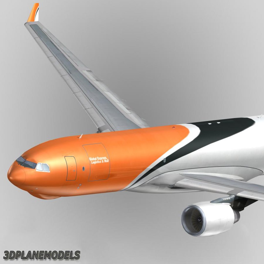 airbus a330f aircraft 3d model