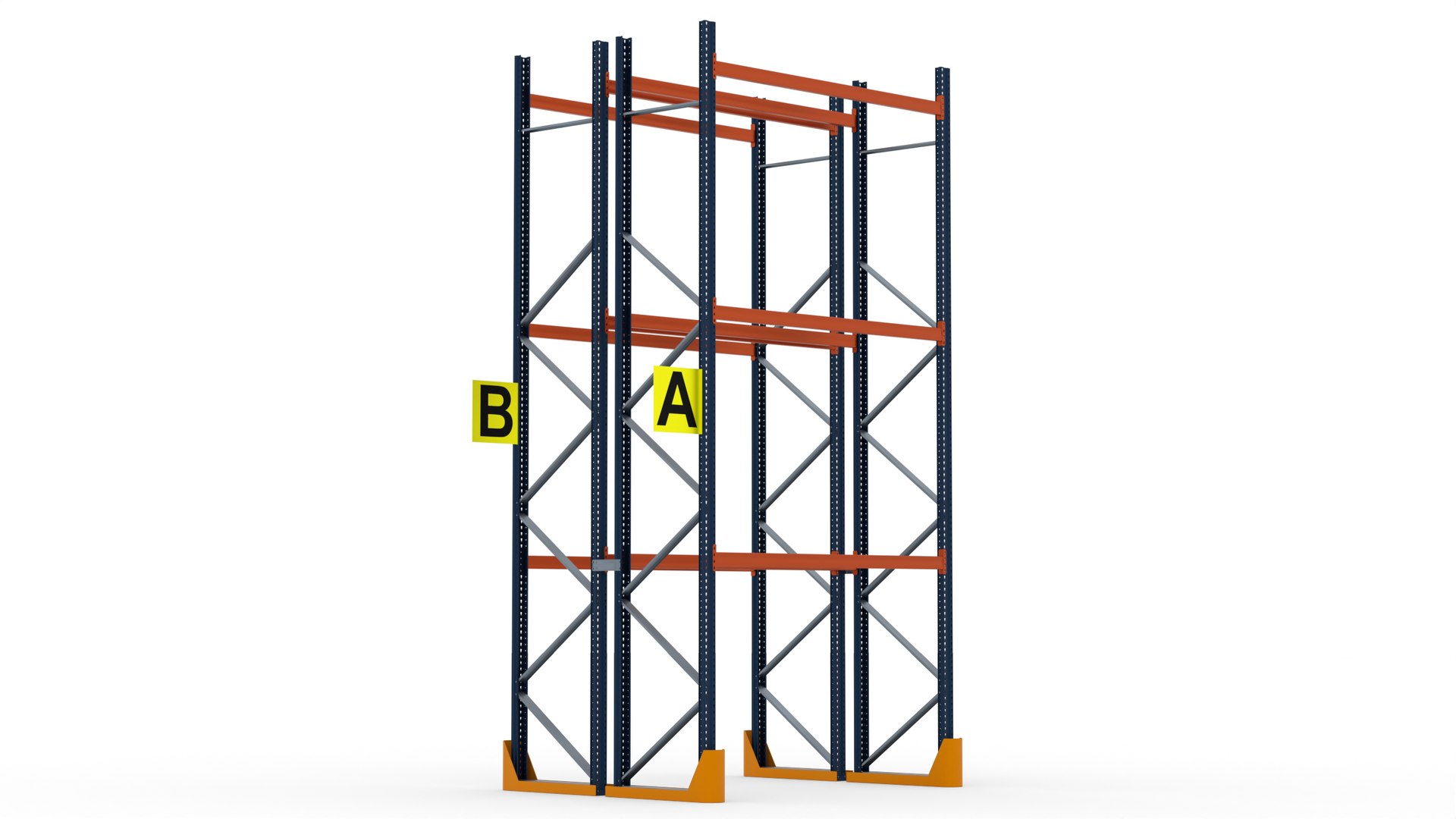 Pallet Rack System Model - TurboSquid 2156108