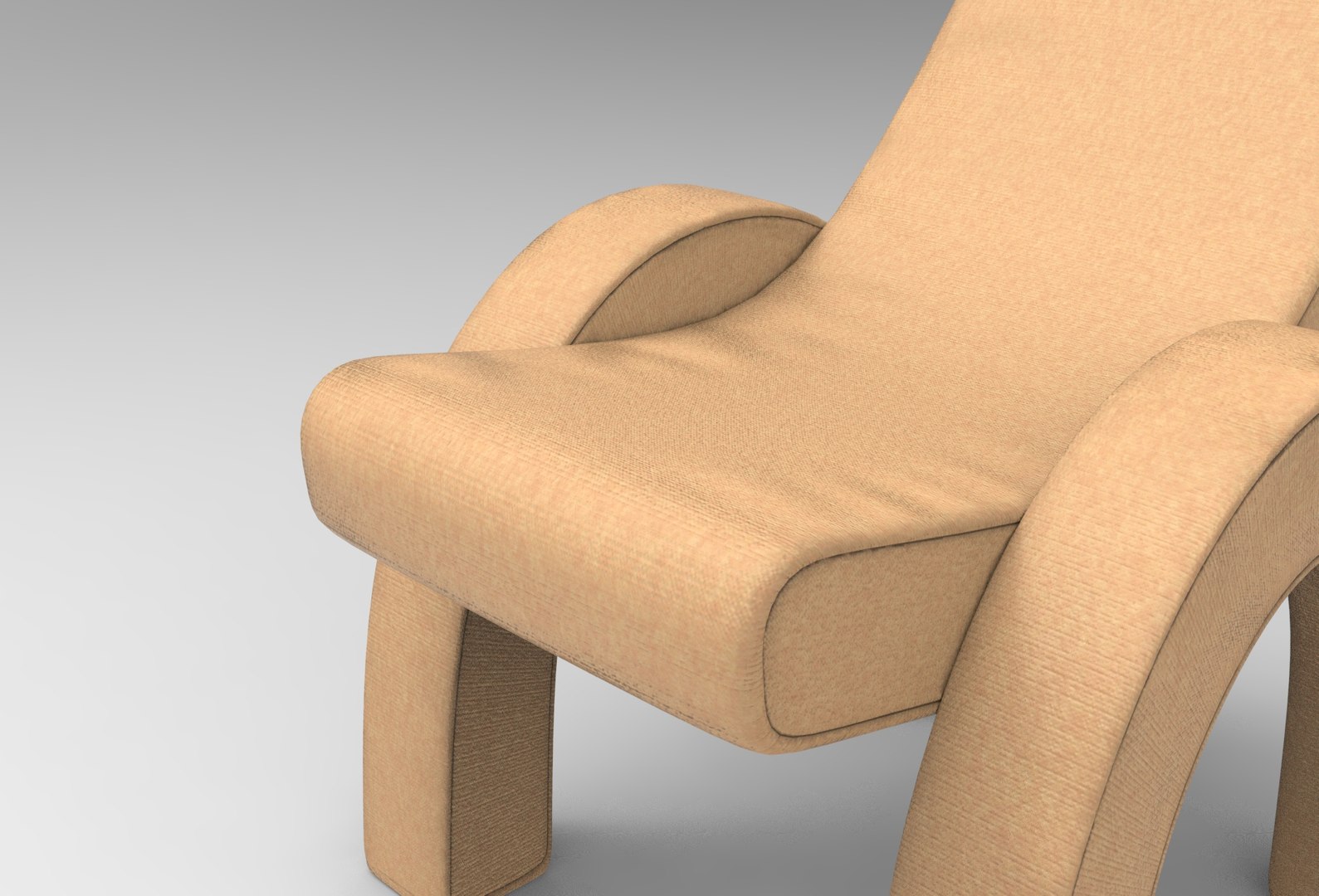 Fuggo Lounge Chair 3D - TurboSquid 2406029
