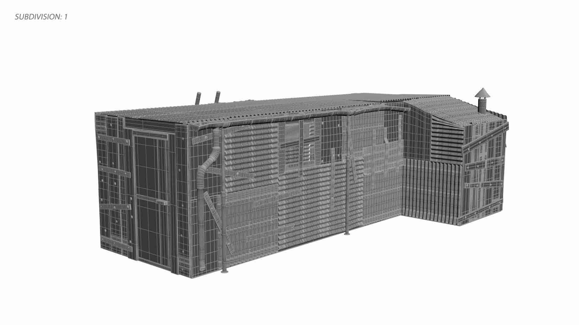 3D Shack House - TurboSquid 2119947