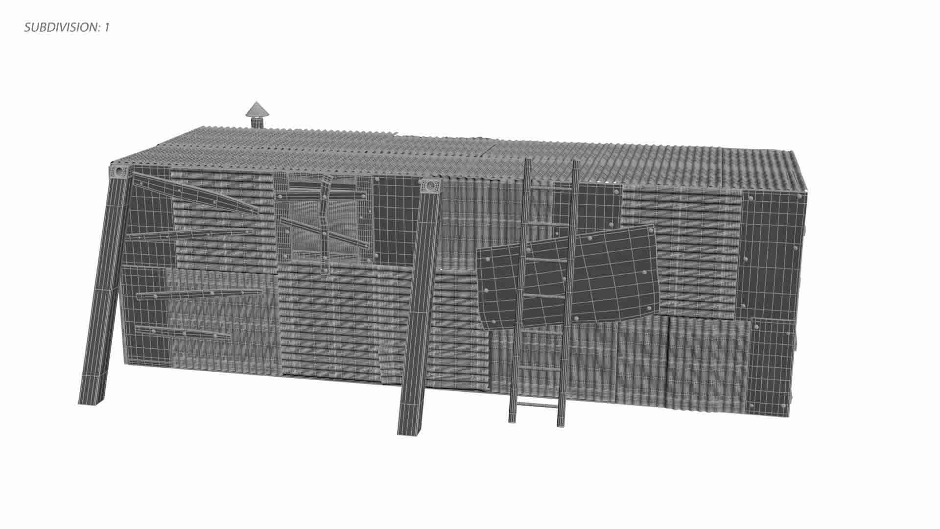 3D Shack House - TurboSquid 2119947