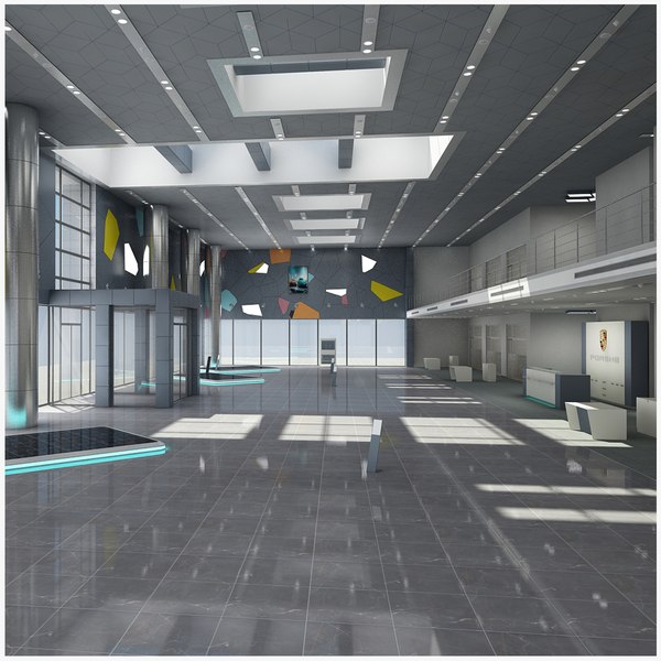 3D Car Showroom and Furniture model - TurboSquid 1972866