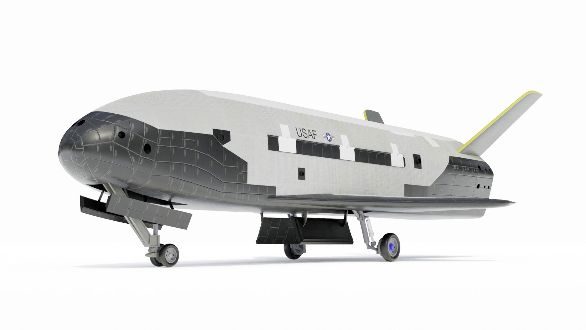 X-37b Space Plane X-37 3D Model - TurboSquid 1426373