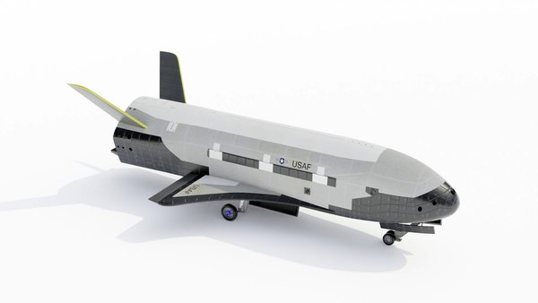 x-37b空间平面3D模型 - TurboSquid 1426373