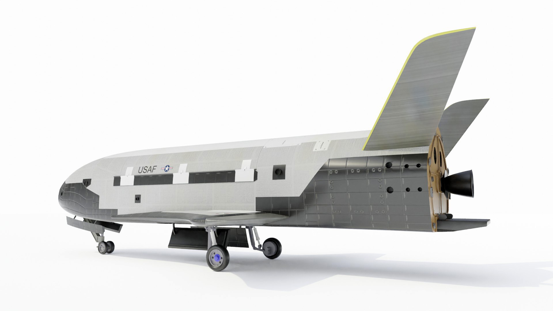 X-37b Space Plane X-37 3D Model - TurboSquid 1426373